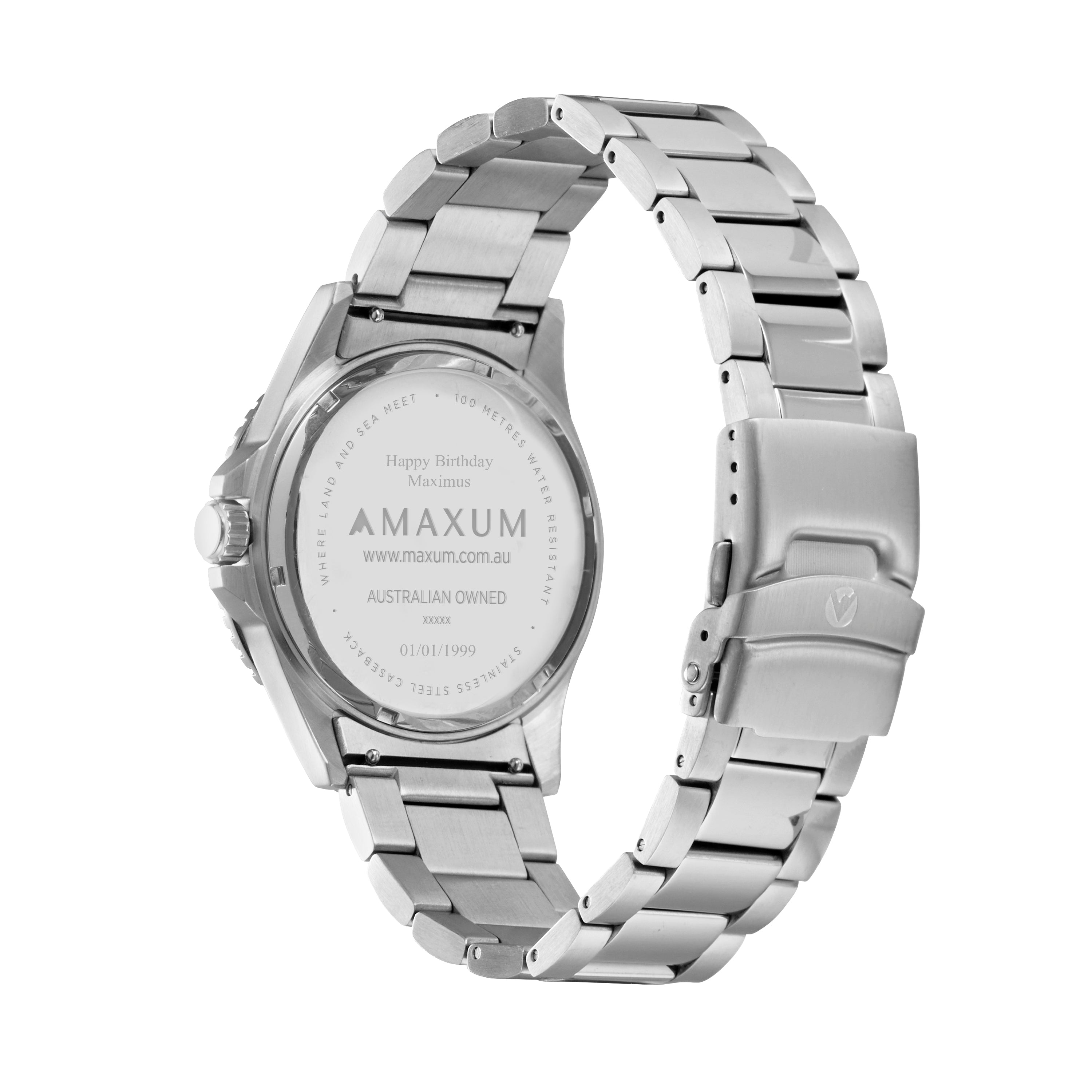Maxum Watch Engraving Service | Personalised Gift Australia